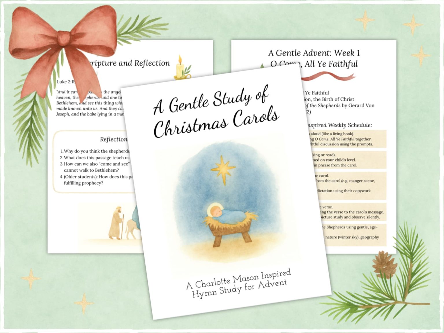 Free Advent Coloring Countdown {Gentle, Christ-Centered}